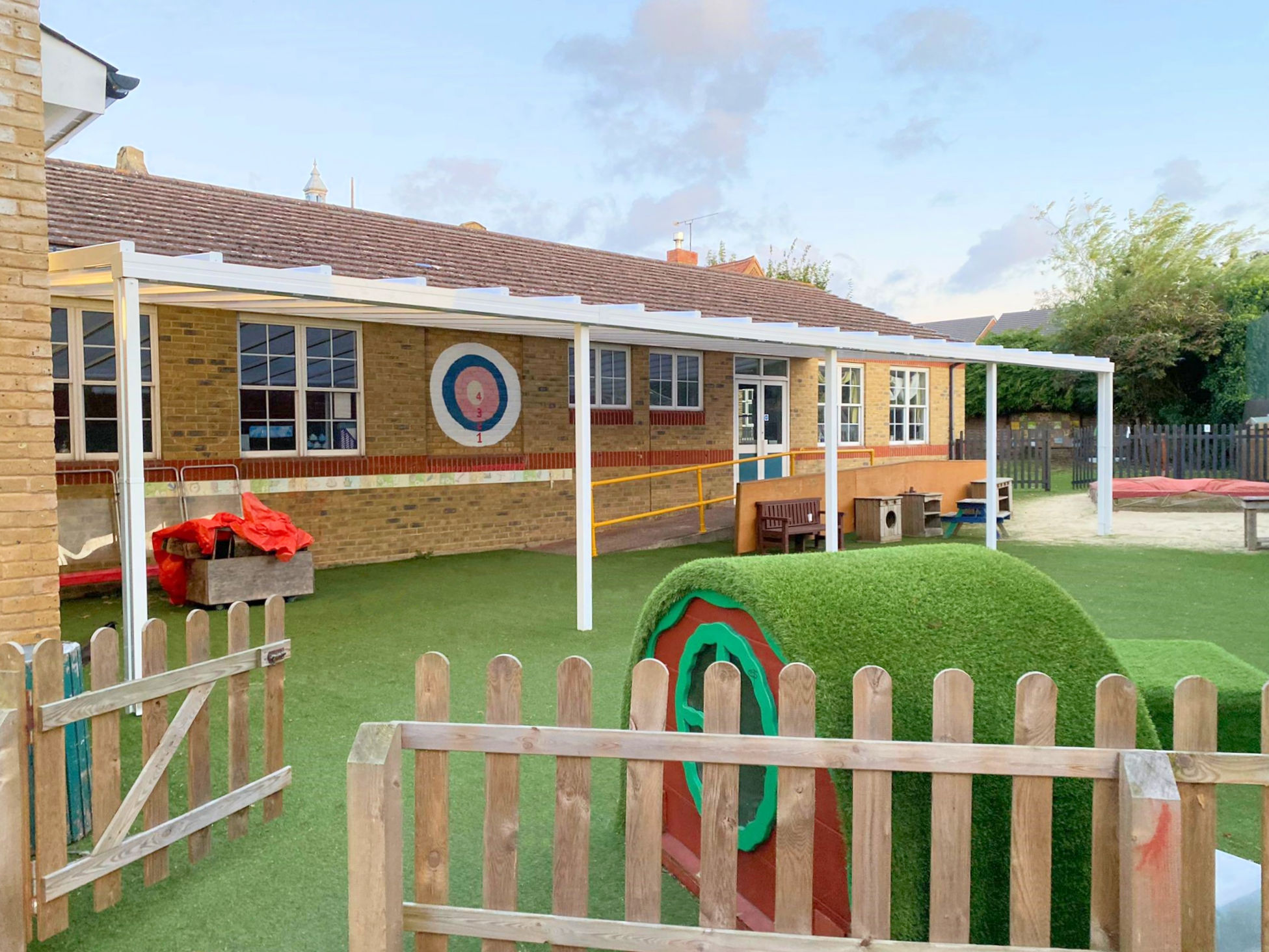 Napier Primary & Nursery Academy | School Canopy | Wall Mounted Canopy ...