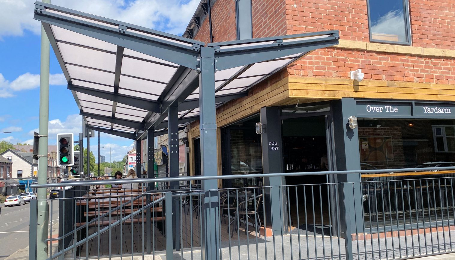 Abbeydale Road - Free Standing Canopy - Able Canopies Ltd.