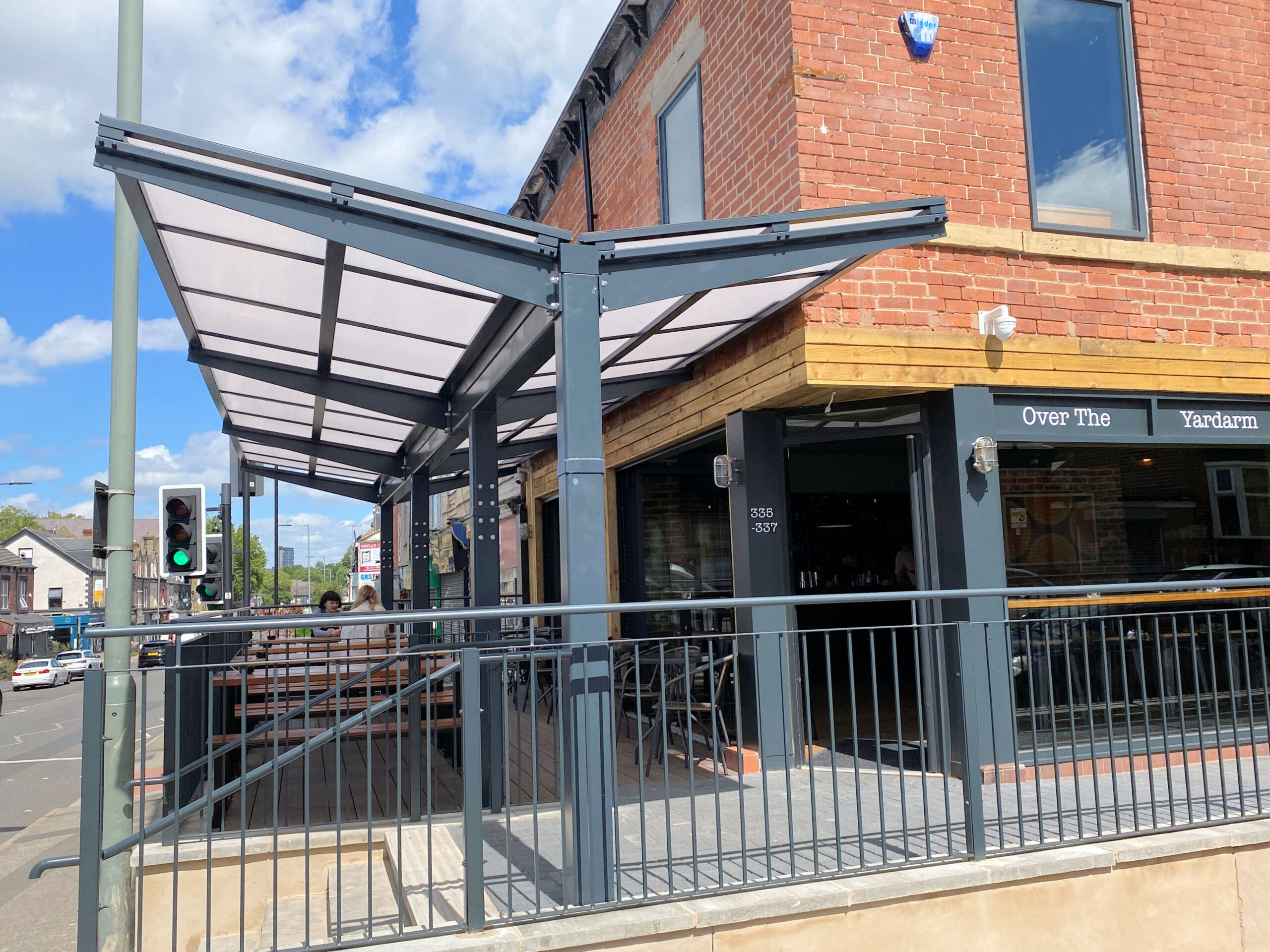 Abbeydale Road - Free Standing Canopy - Able Canopies Ltd.