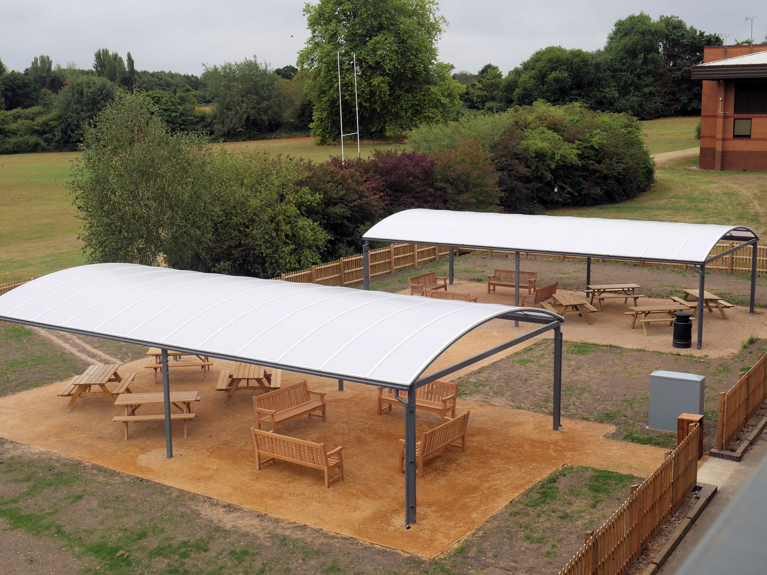 Solihull Sixth Form College | School Canopy | Free Standing Canopies ...