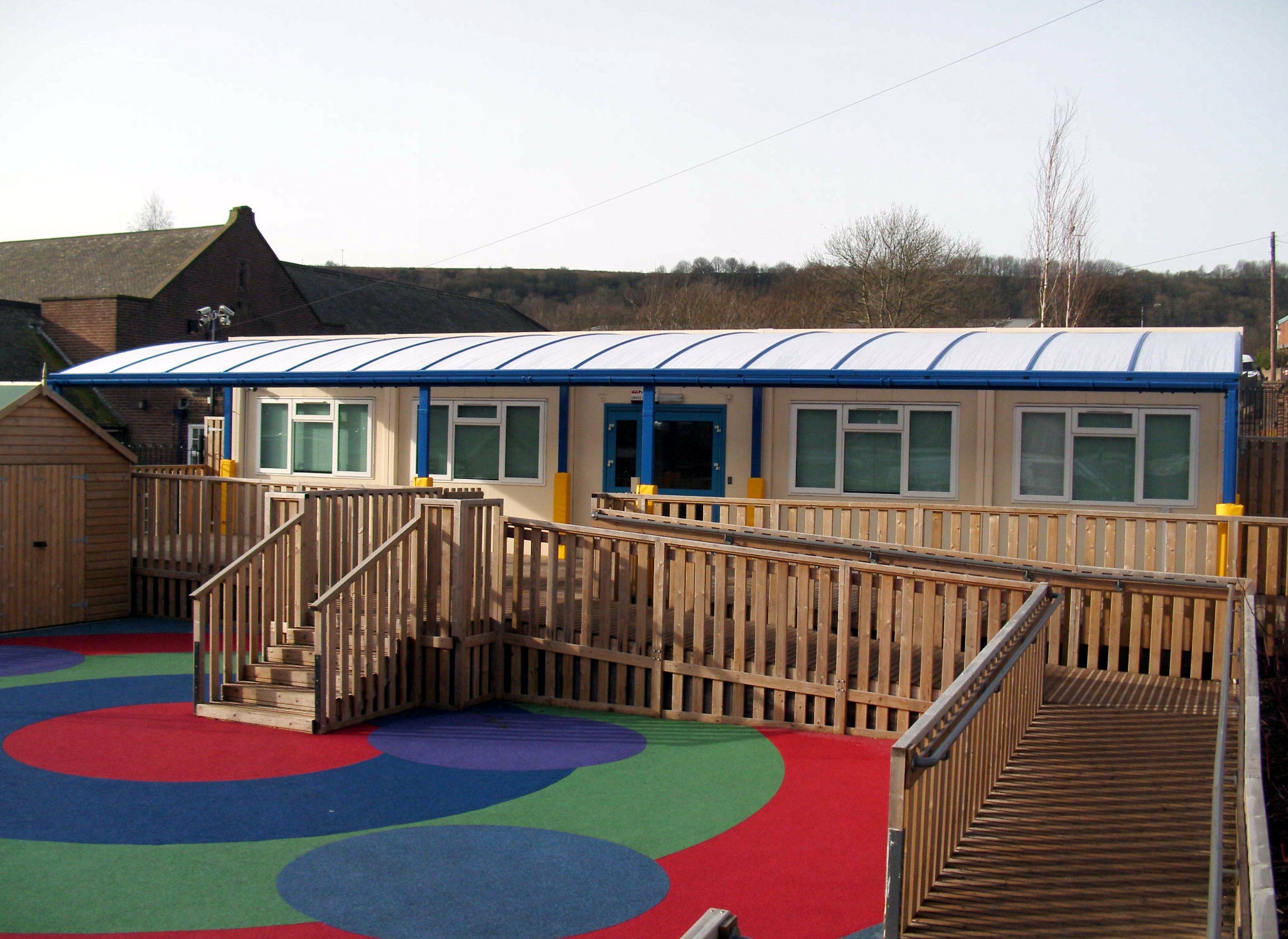 Springhead Special School Case Study | Free Standing Canopy | Canopies ...