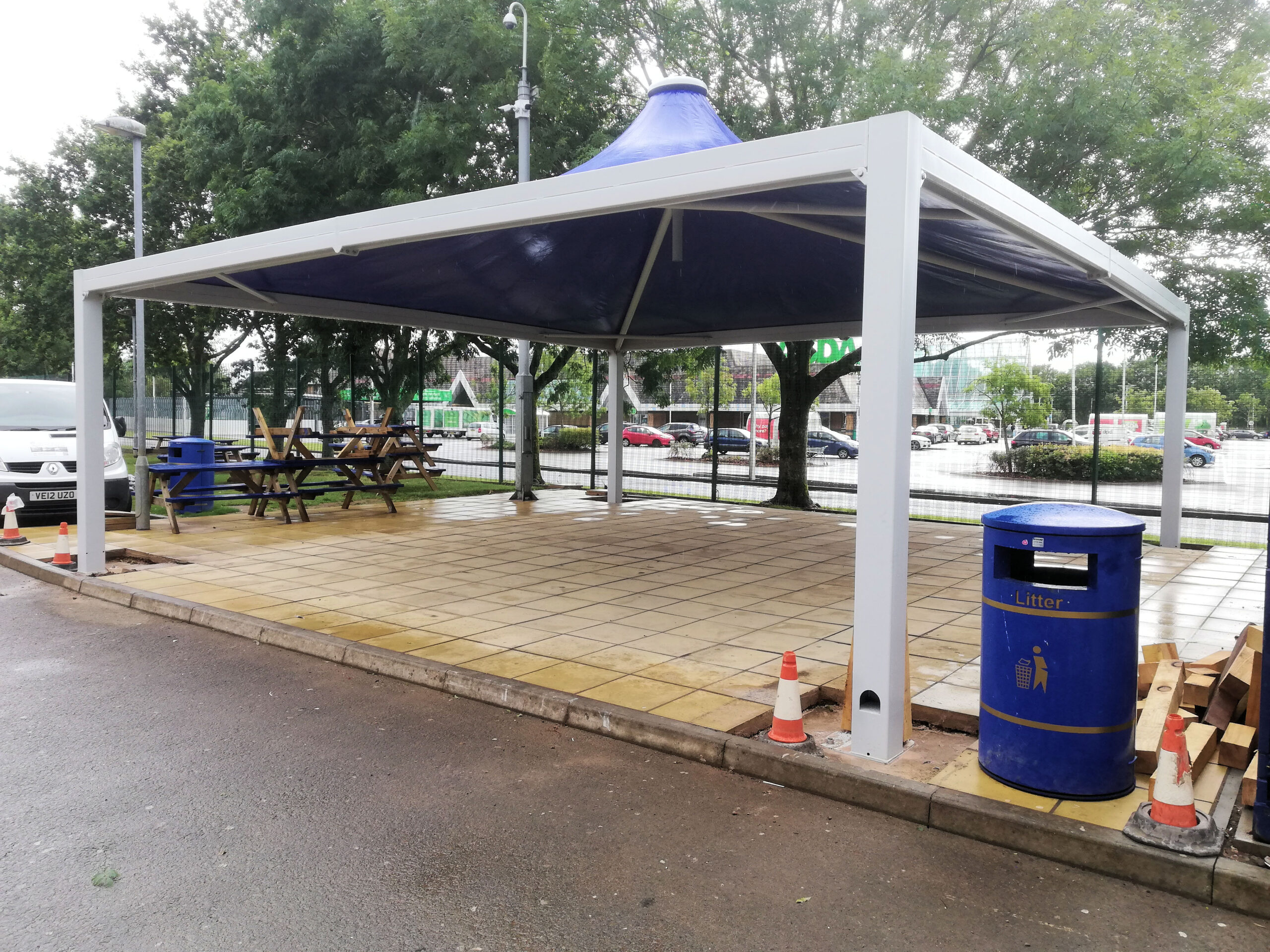 St Joseph's RC High School | School Canopy | Free Standing Canopy ...