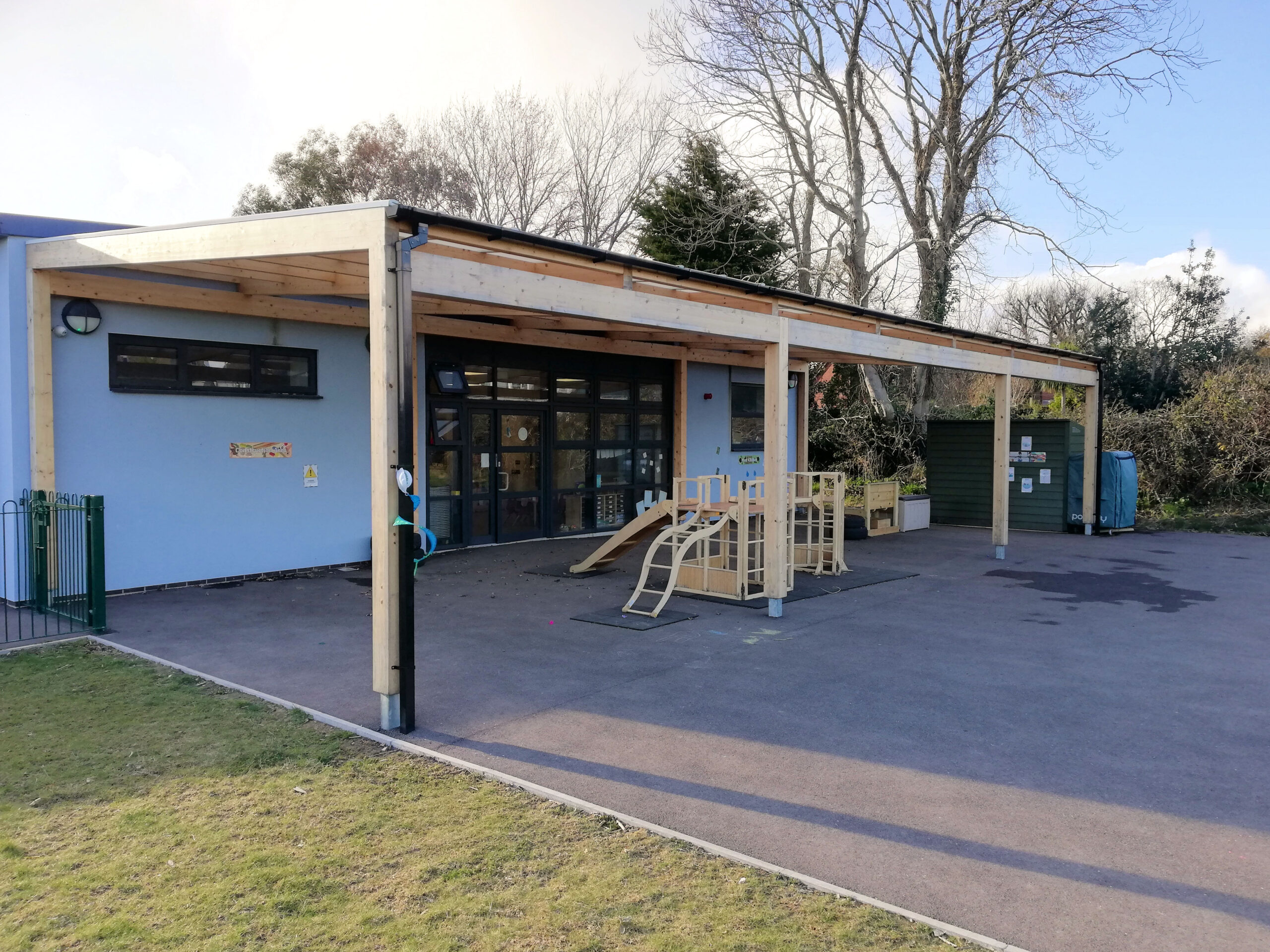 St Joseph's RC Primary School - Timber Canopies - Able Canopies Ltd.