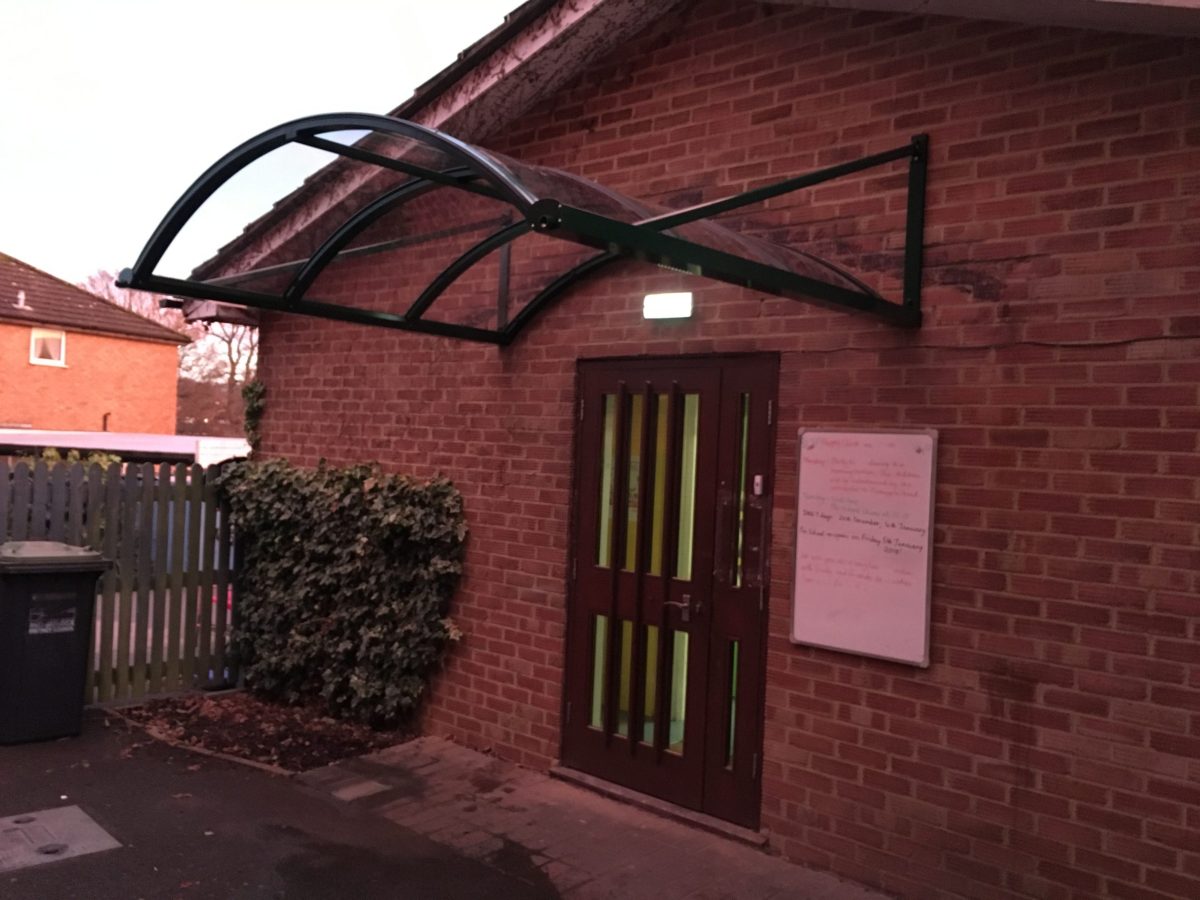 St Paul's Pre School, Entrance Canopy - Able Canopies Ltd