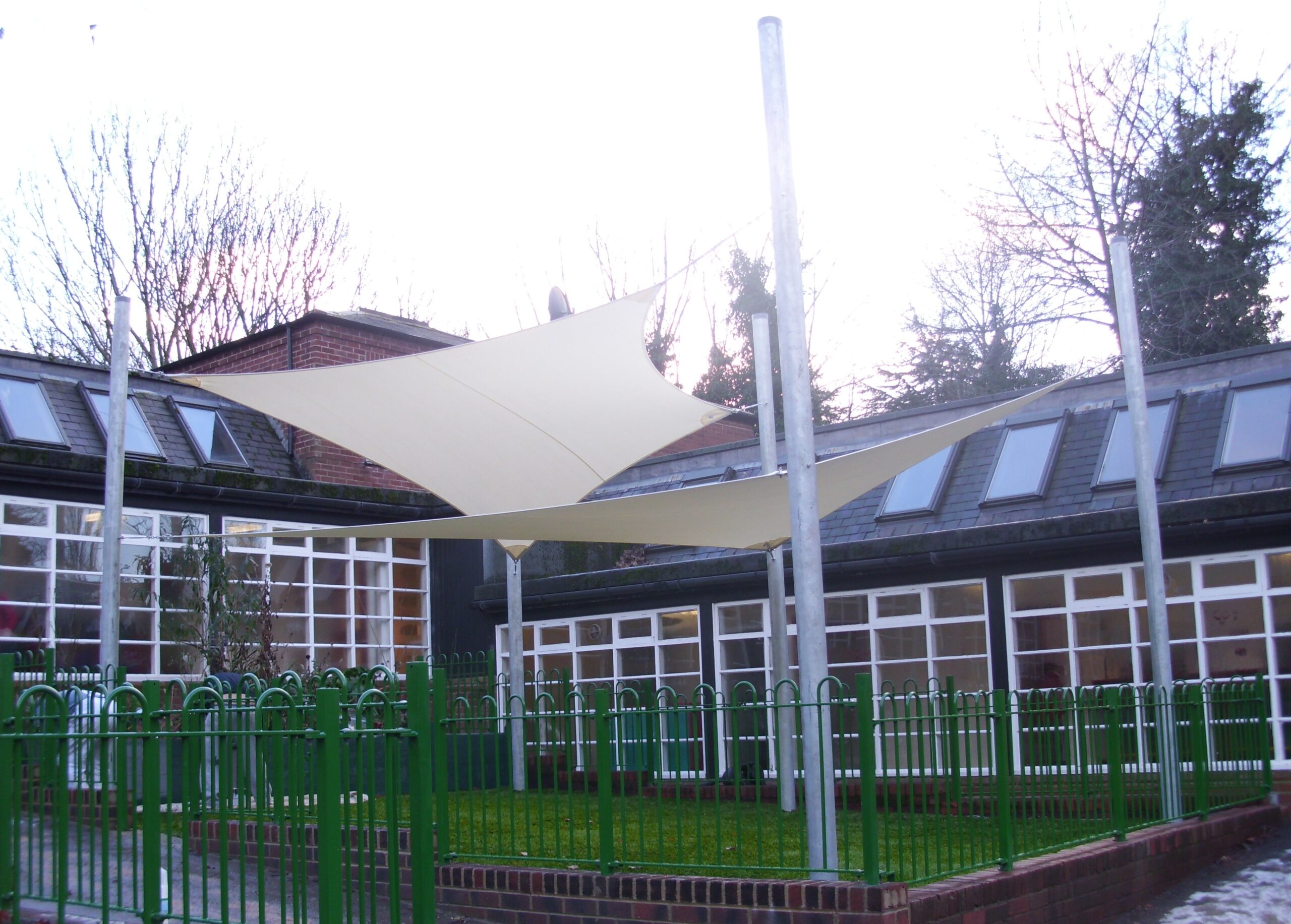 St. Theresaâ€™s RC Primary School, Heaton - Shade Sails - Able Canopies