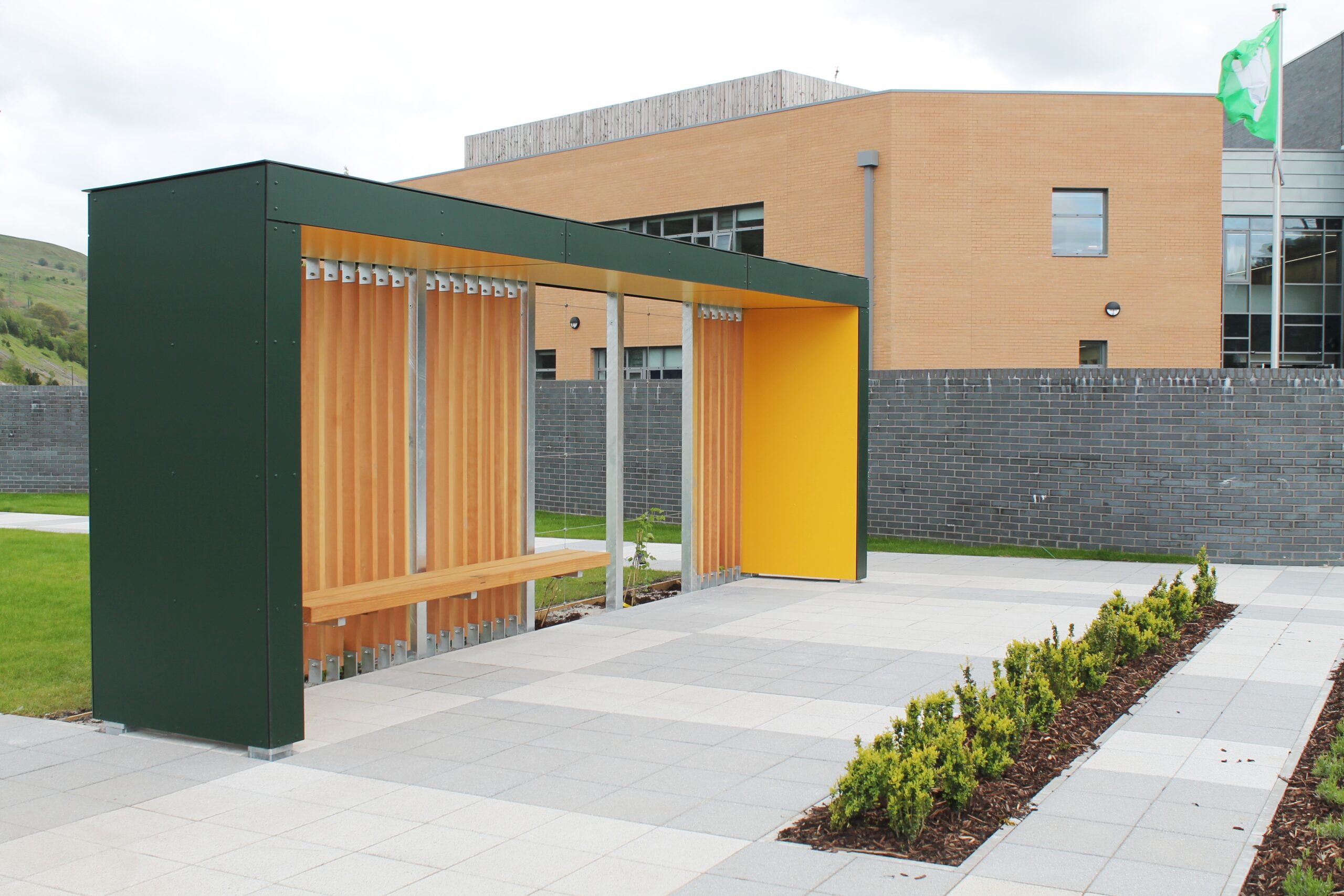 Station Square, Ebbw Vale - Two Bespoke Waiting Shelters - Able ...