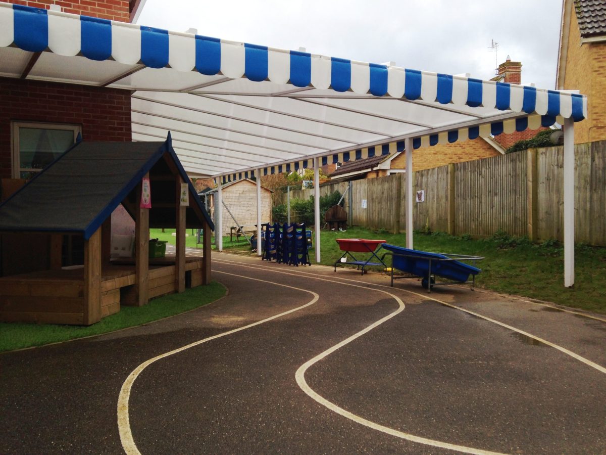 The Brook School, Crawley - Wall Mounted Canopy - 3rd Installation ...