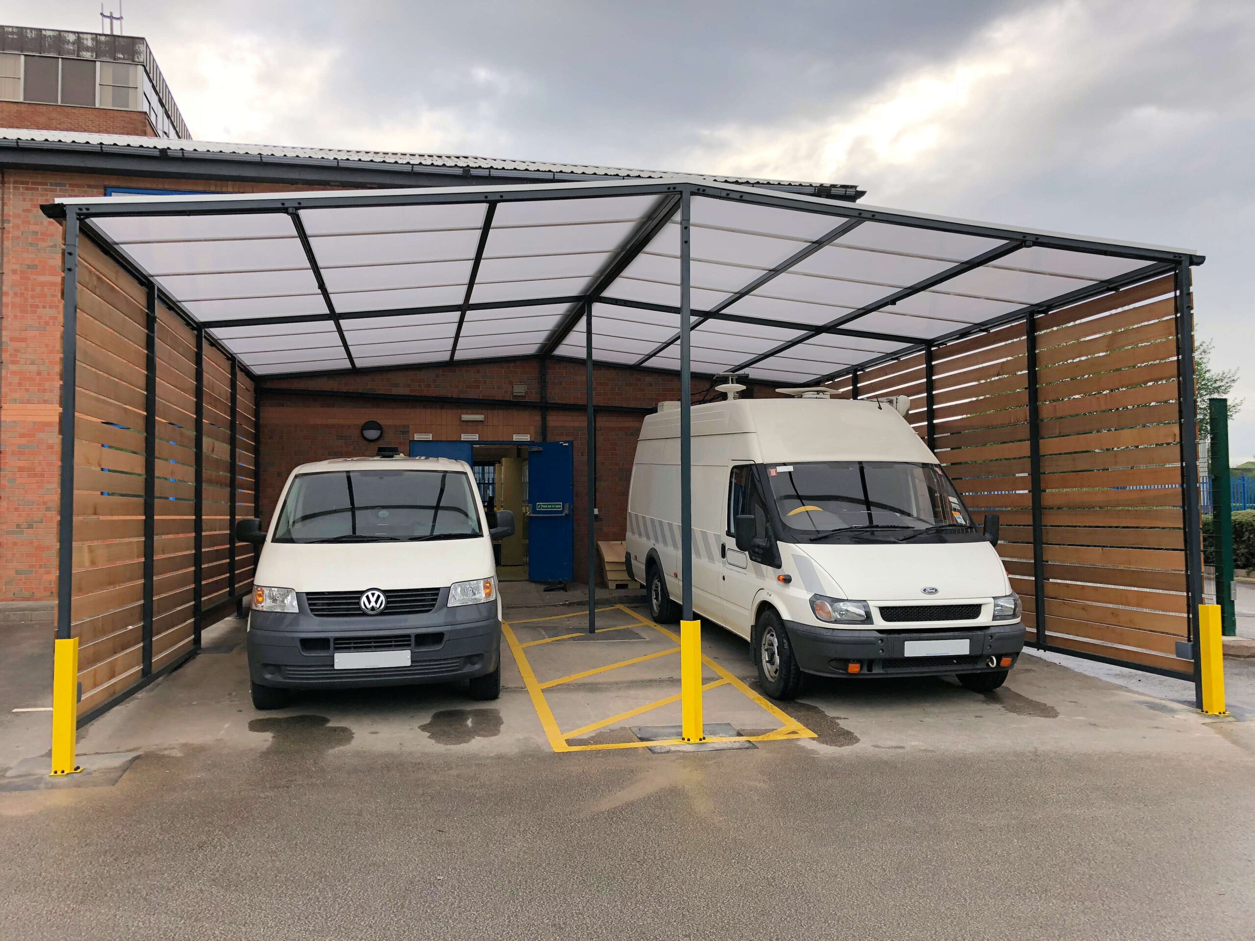Thomas & Sons Construction Ltd, Free Standing Canopy - Able Canopies Ltd