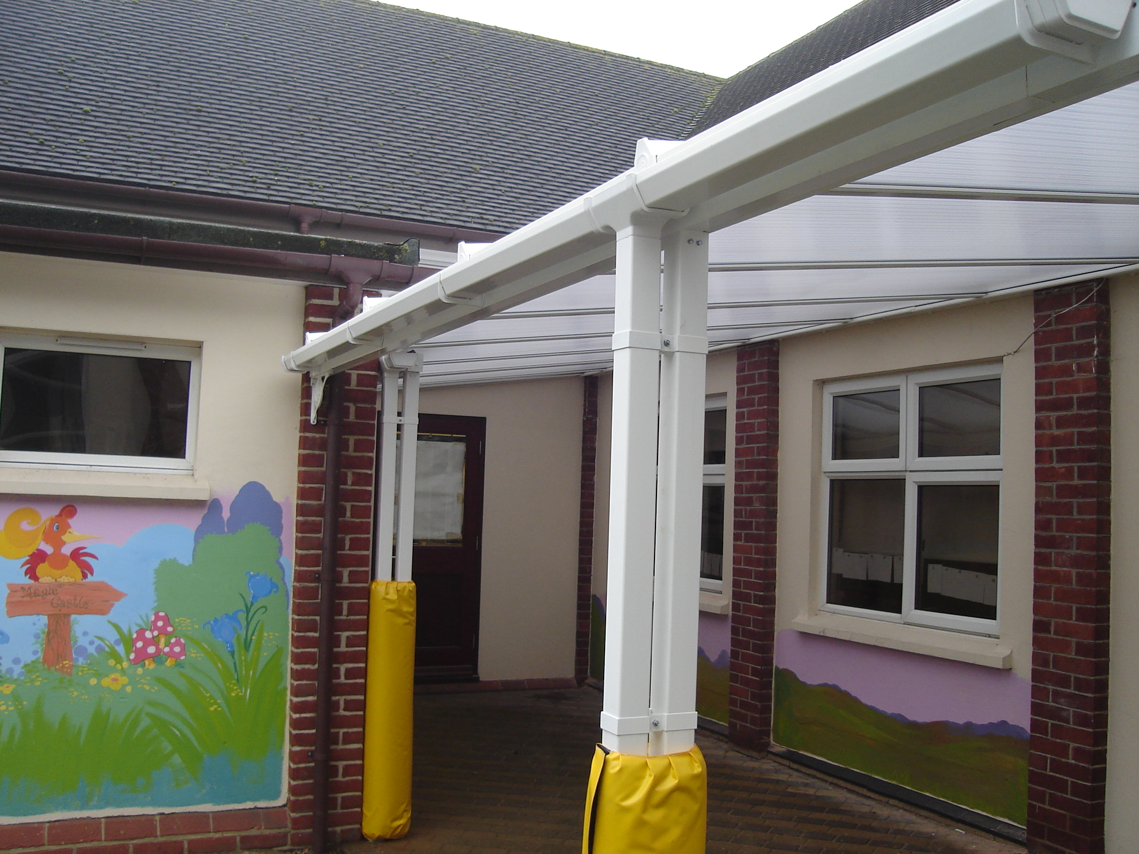 Townley Primary School, Wisbech - Wall Mounted Canopy - Able Canopies