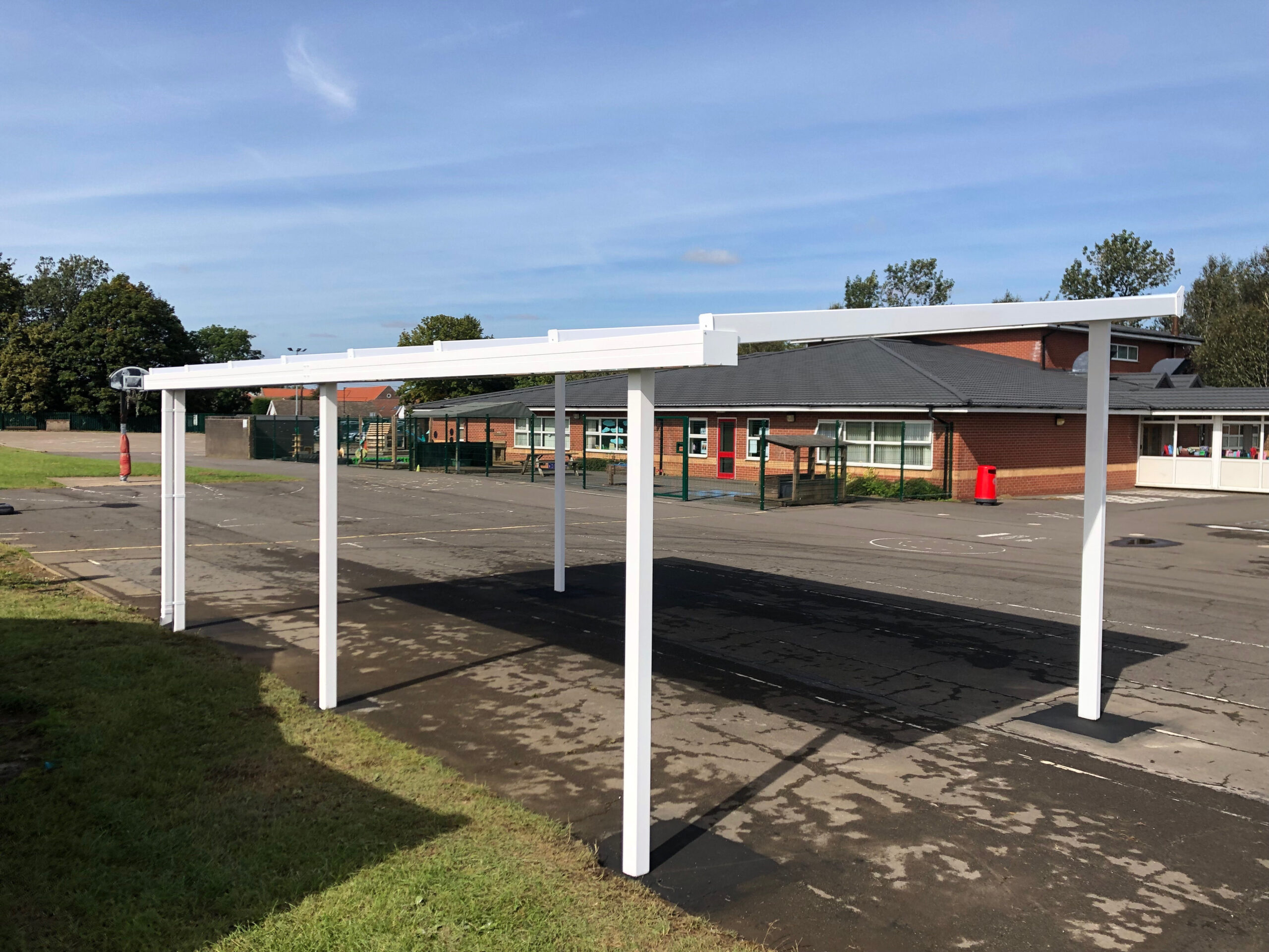 Tranmoor Primary School, Free Standing Canopy - Able Canopies Ltd
