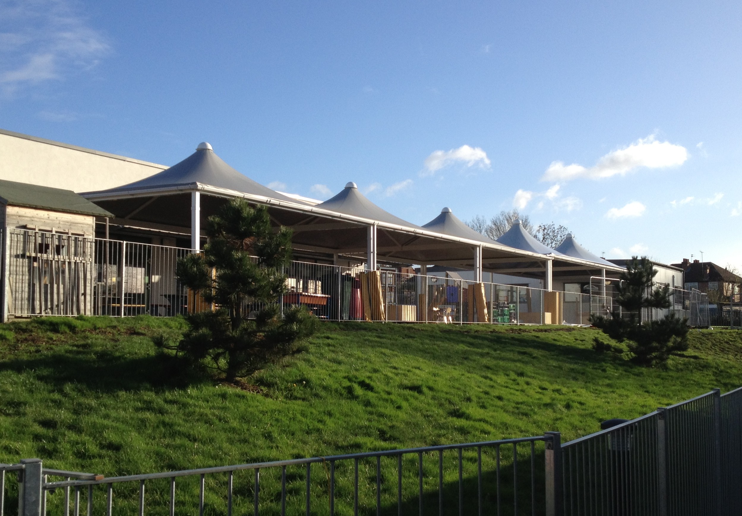 Underhill Infant School, Barnet - 2nd Free Standing Tensile Fabric ...
