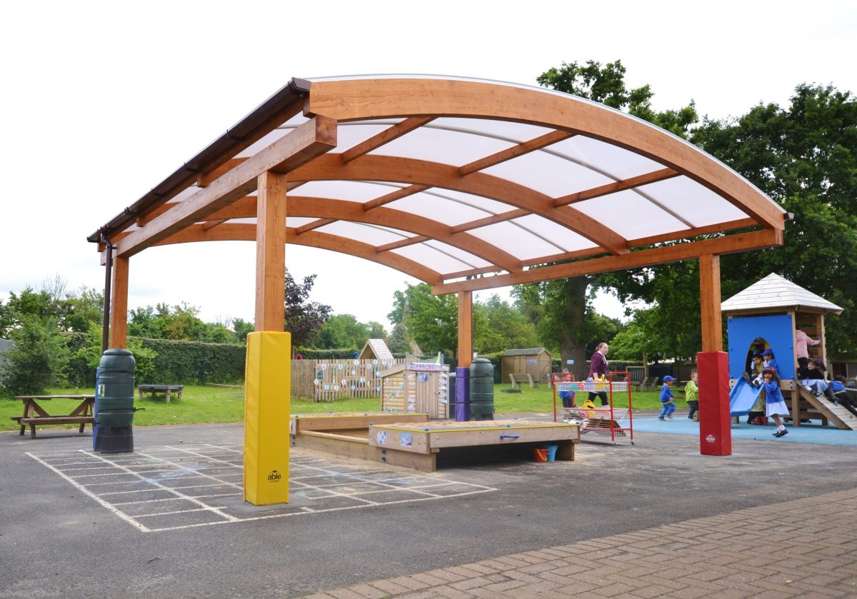 Wexham Court Primary School, Slough - Second Timber Canopy - Able Canopies