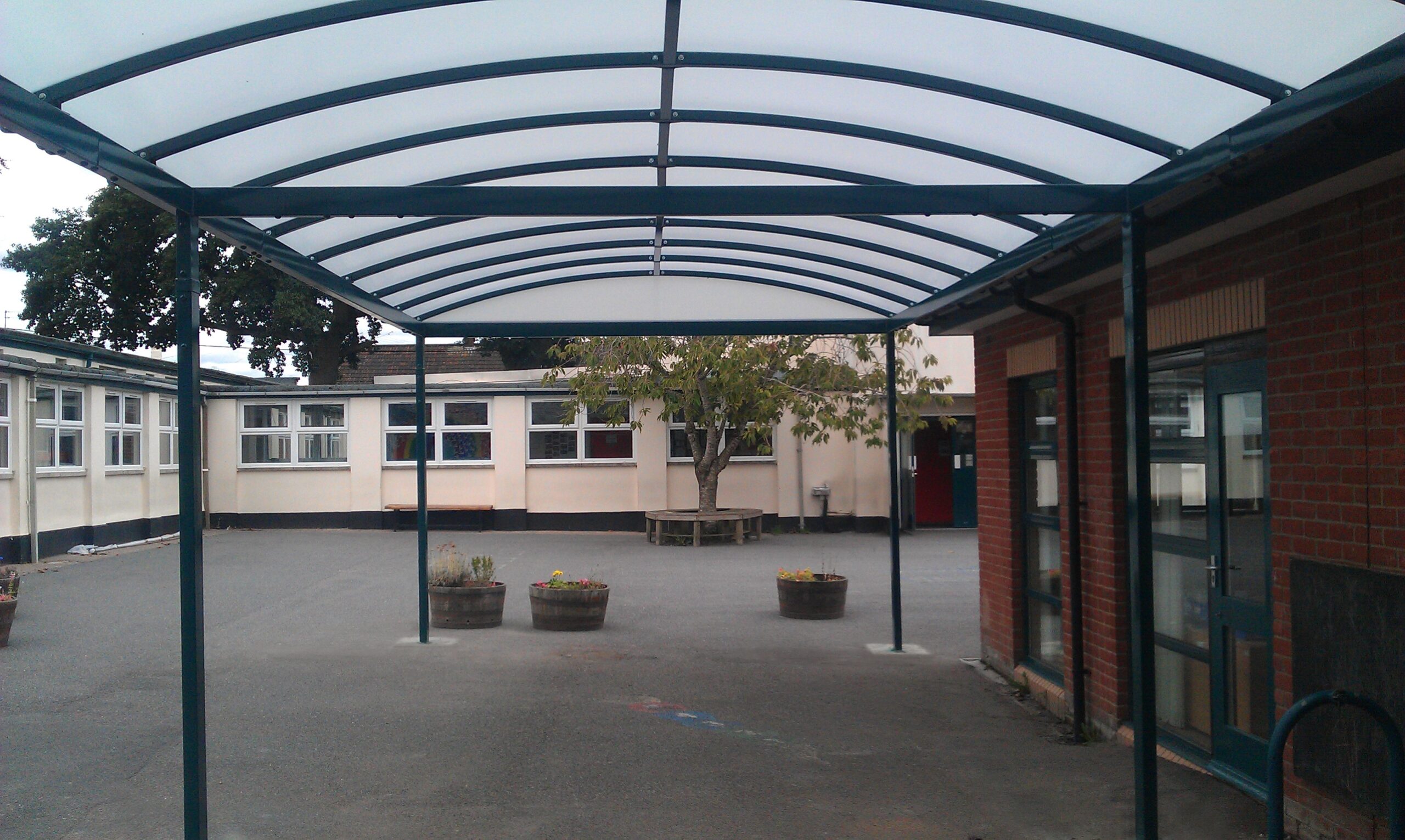 Willand School - Free Standing Canopy - Devon - Able Canopies