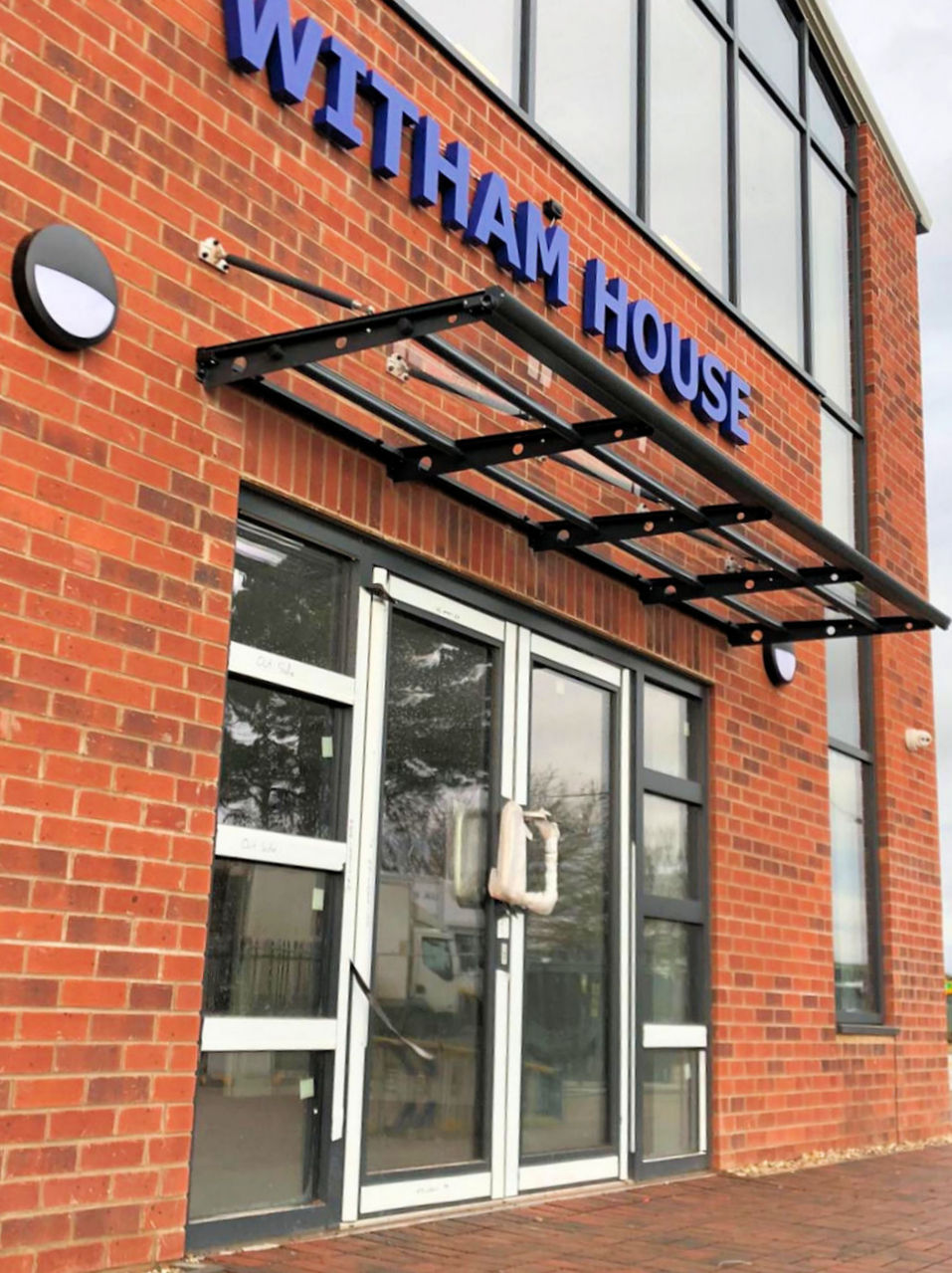 Upper Witham Drainage Board, Entrance Canopy - Able Canopies Ltd