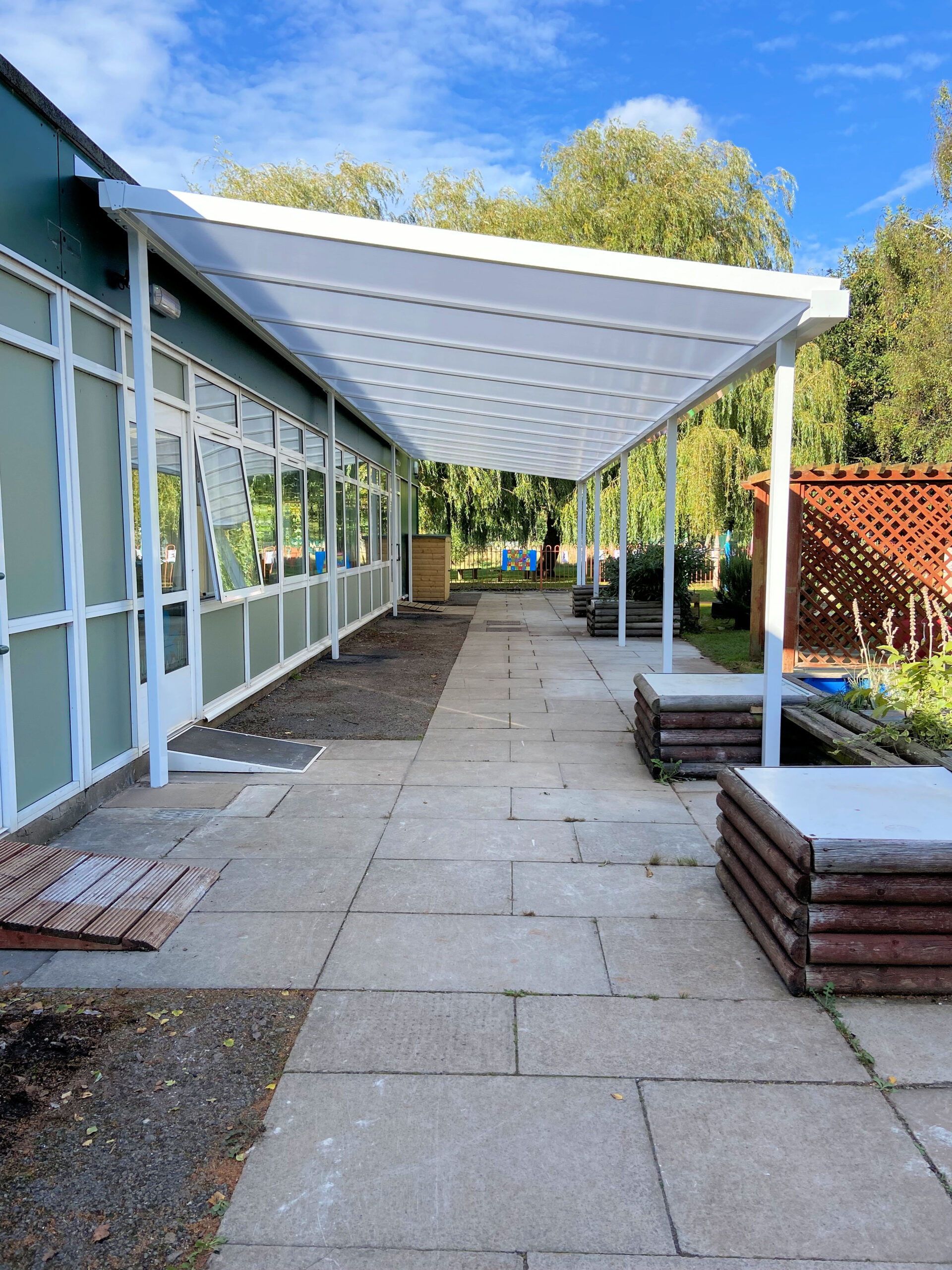 Woodlands Primary School & Nursery | School Canopy | Free Standing ...