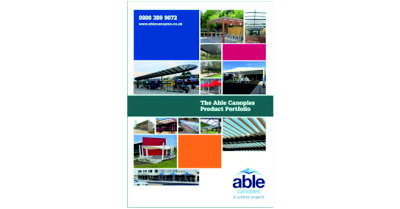 Able Canopies Main Product Brochure - Able Canopies