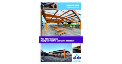 Able Canopies Timber Canopies Brochure - Able Canopies