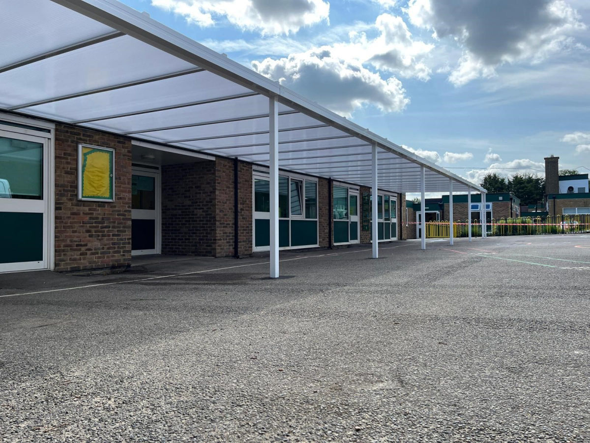 Harold Wood Primary School- Romford, London - Coniston Wall Mounted Canopy