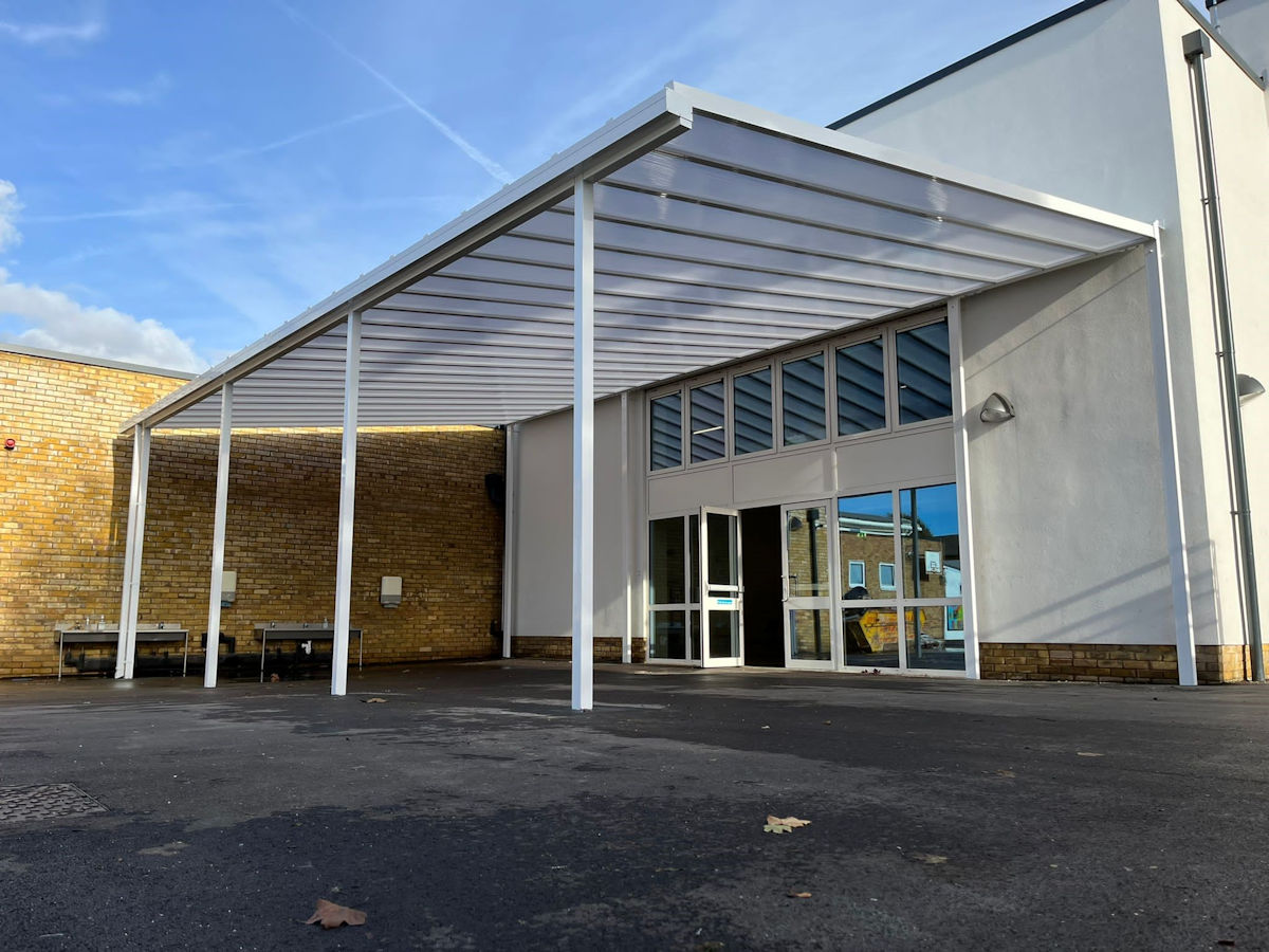 Botwell House Catholic Primary School, Middlesex - Free Standing Canopy