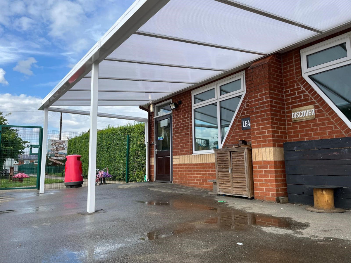 Sheep Dip Lane Academy, Doncaster- Wall Mounted Canopy