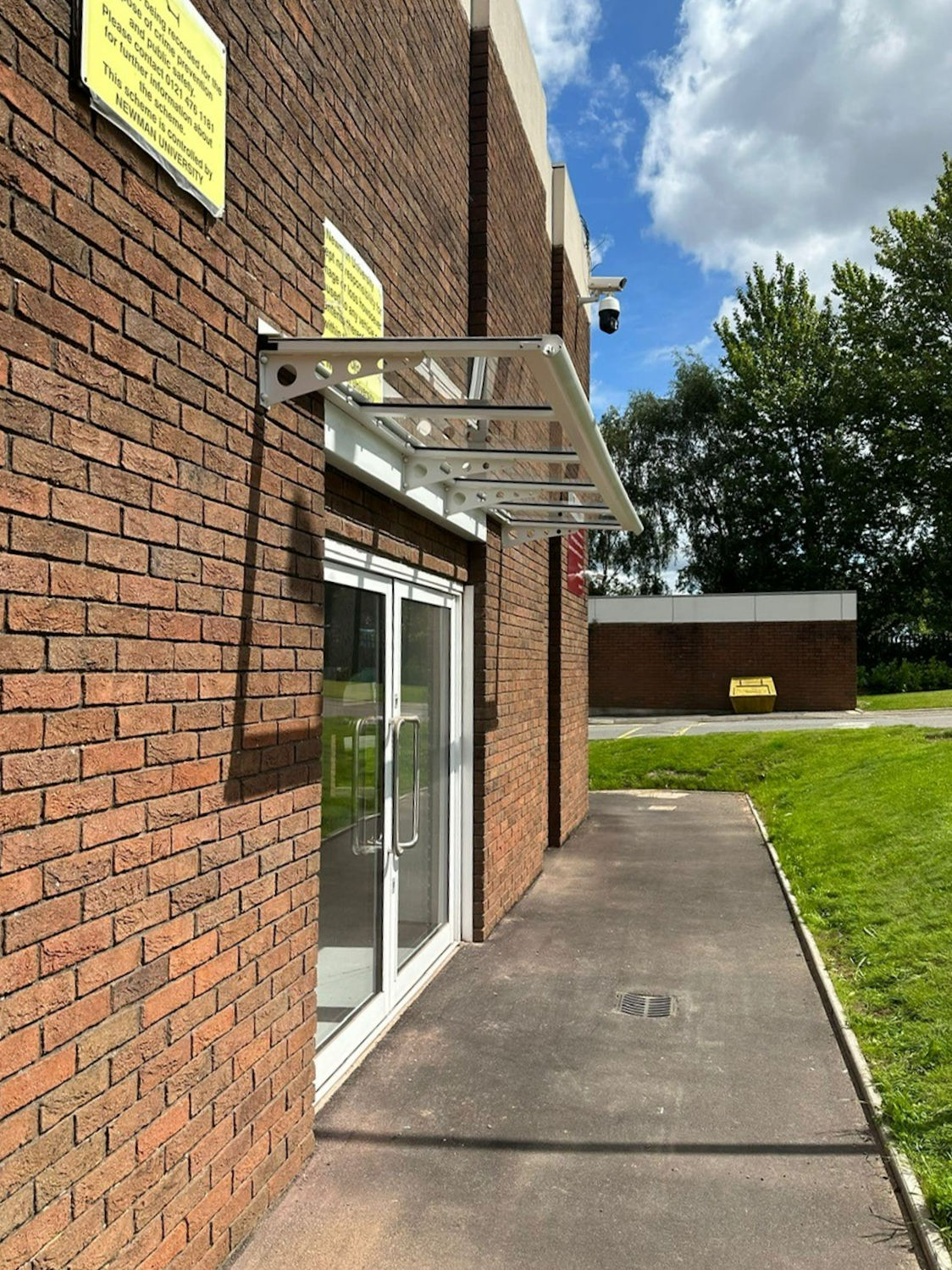 Newman University in Bartley Green - Tenby Entrance Canopy