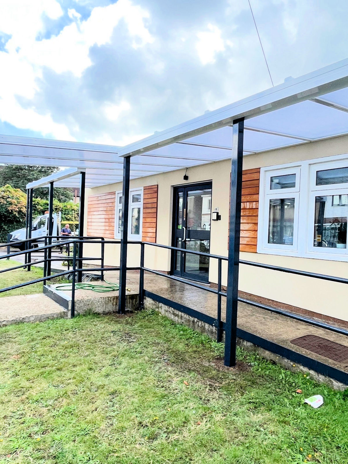Furze Infant School, Romford - Wall Mounted Canopy