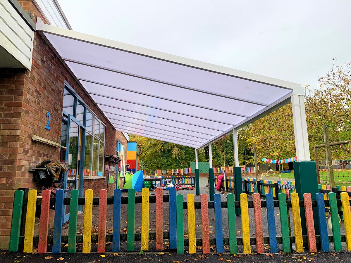 Beoley First School, Redditch - Wall Mounted Canopy