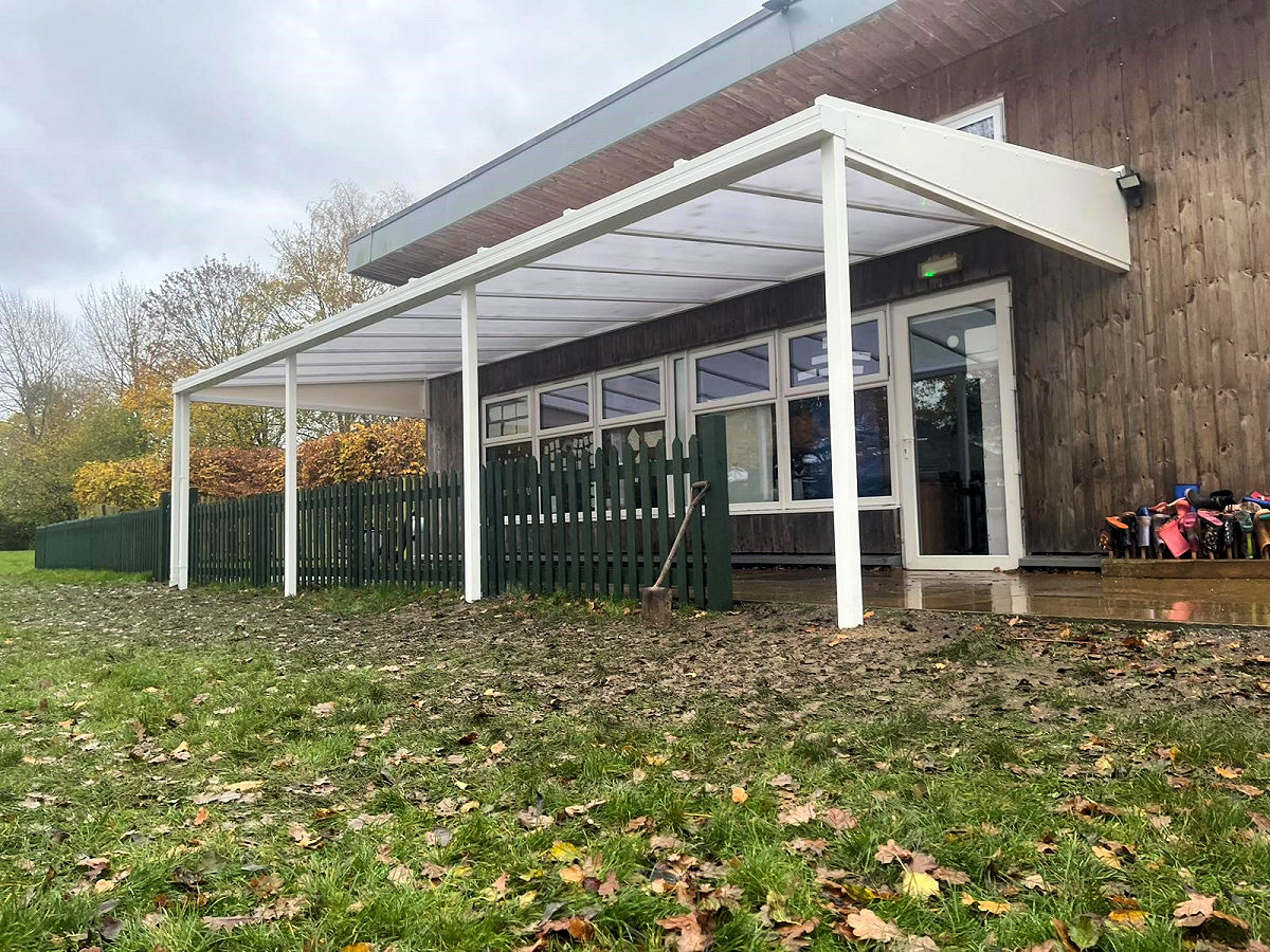 Smarden Primary School, Ashford - Wall Mounted Canopy