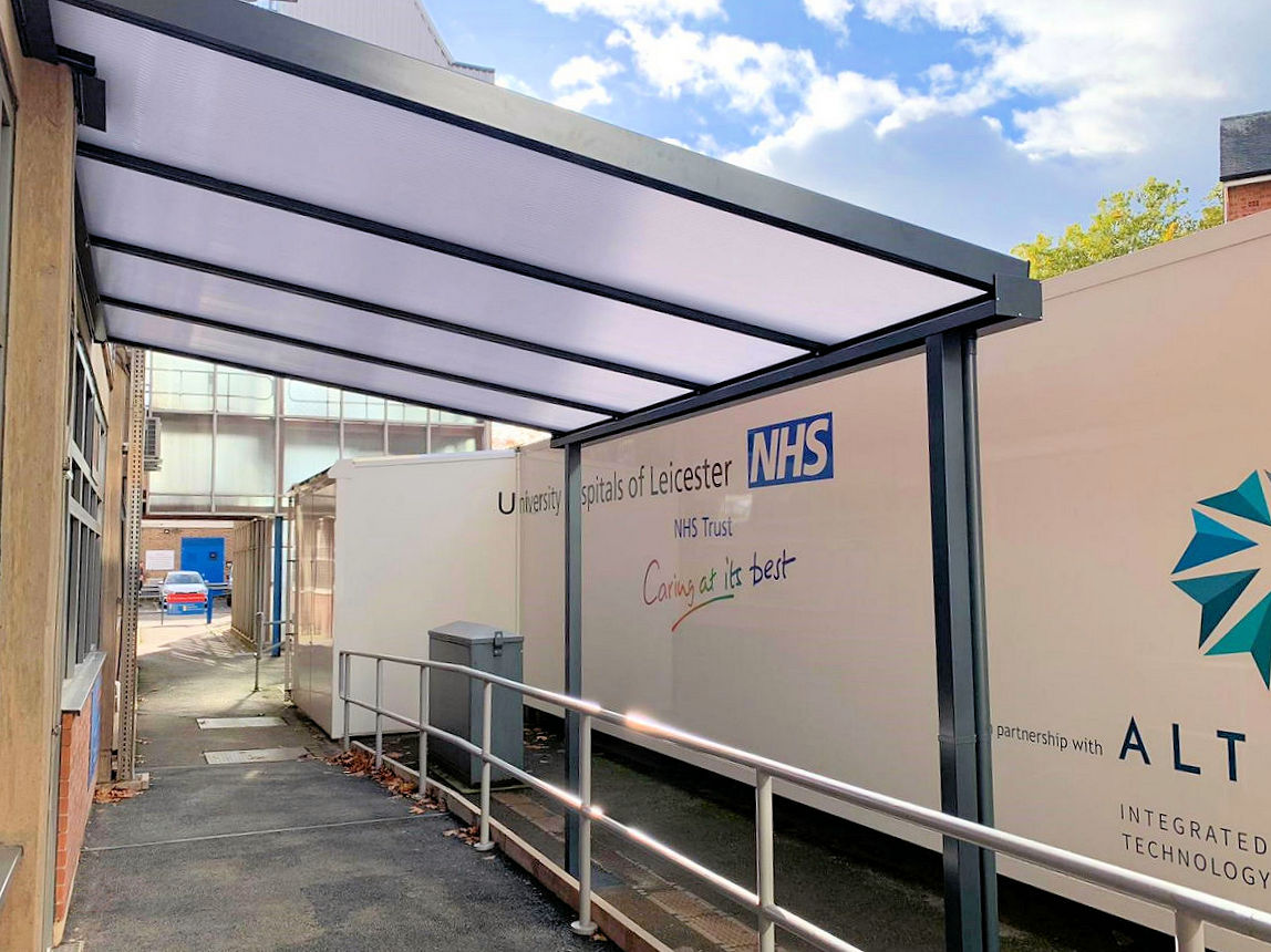 Leicester Royal Infirmary, Leicester - Freestanding Canopy