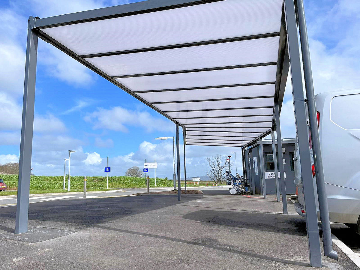 The Grange University Hospital, Cwmbran - Freestanding Canopy