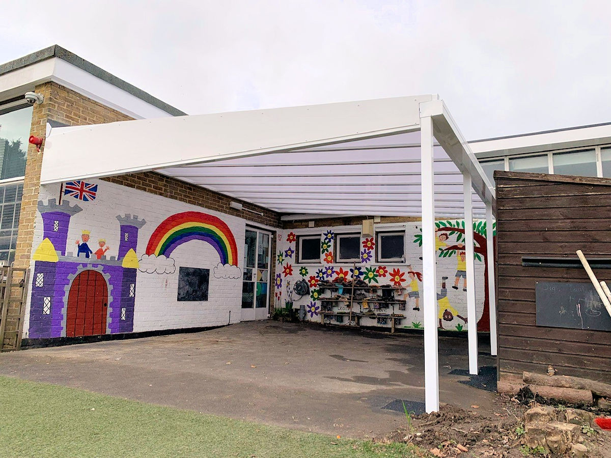 Lenham Primary School, Lenham - Wall Mounted Canopy