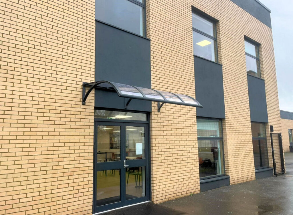 Dane Court Grammar School | Orwell Entrance Canopy | Able Canopies Ltd.