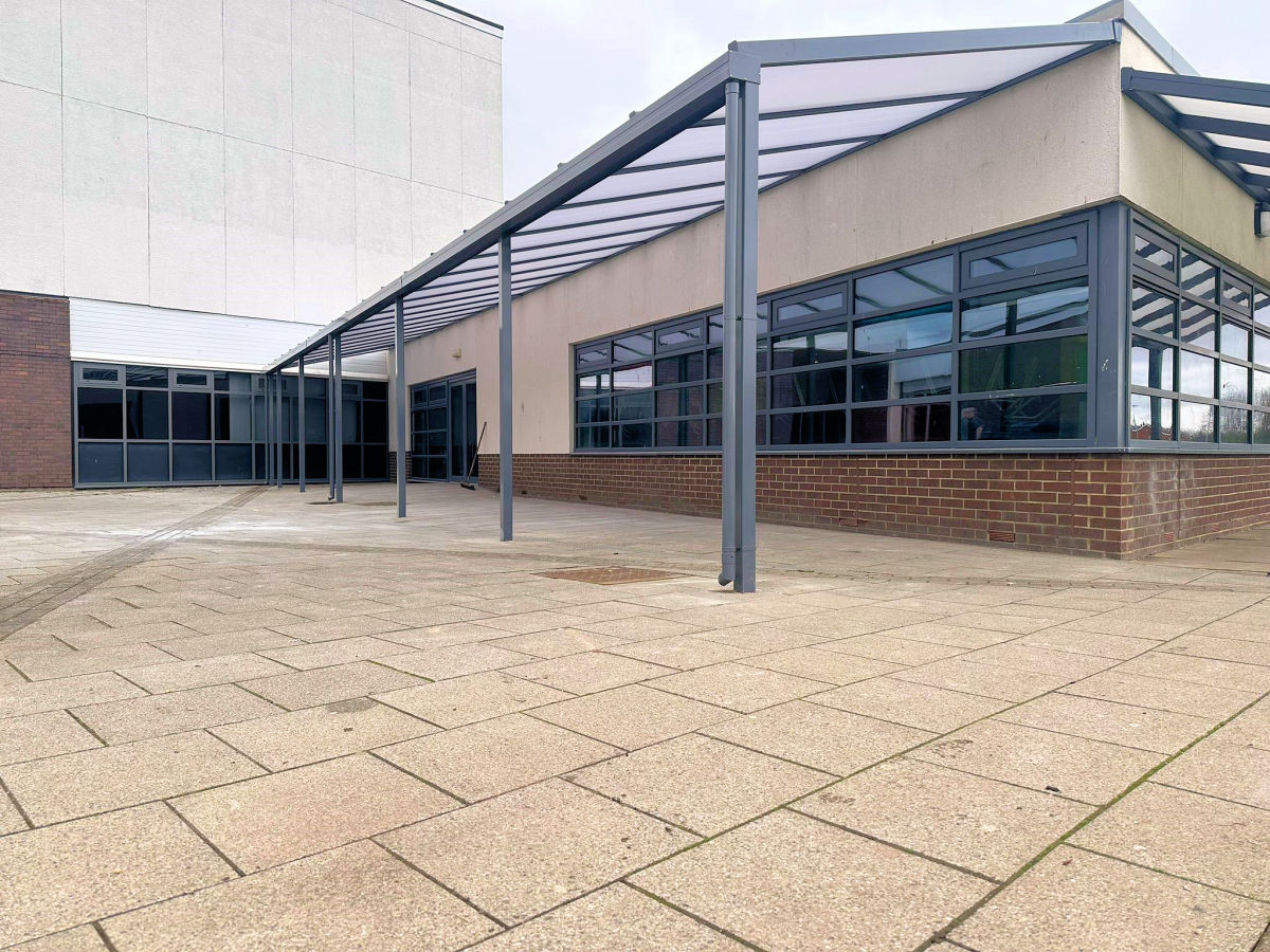 Northfield School and Sports College - Wall Mounted Canopy
