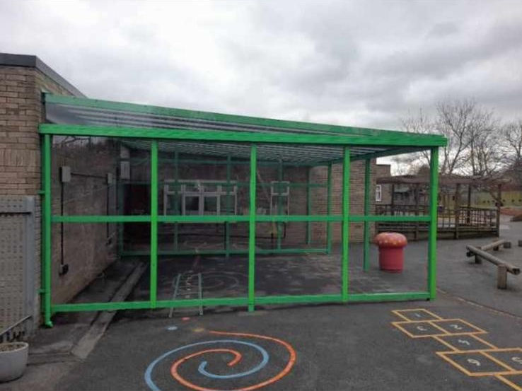 Oxclose Primary Academy, Tyne and Wear - Wall Mounted Canopy