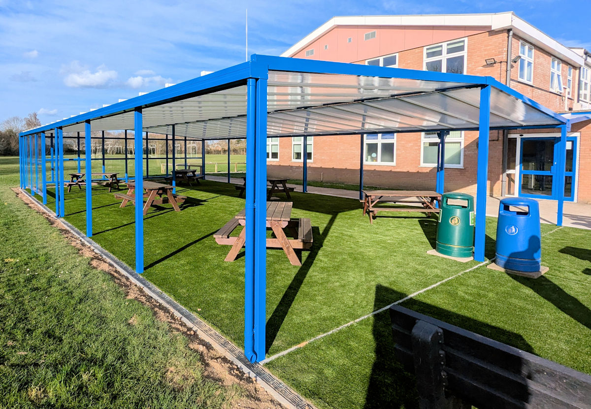St Benedicts College, Bespoke Coniston Freestanding Canopy