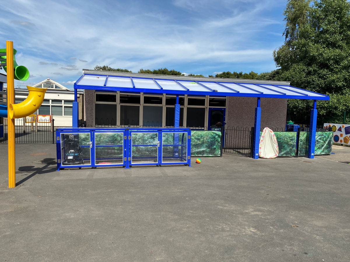 Brackenfield SEND School - Wall Mounted Canopies
